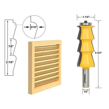 Yonico Reversible Finger Joint Glue Joint Router Bit - 1/2" Shank ...
