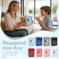 Kids Money Safe, Combination Safe, Lock Box with Key, Money Bank for ...