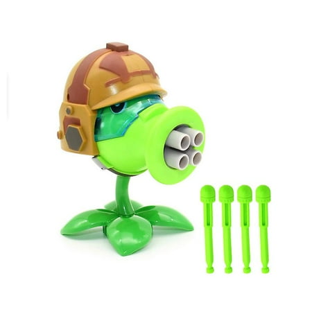 Plants Vs Zombies Peashooter Gatling Pea Shooter Pvc Action/32 ...