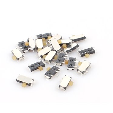 10Pcs 2 Position 3P SPDT Micro Slide Switch Latching Toy Switch 8mmx4mmx4mm - Walmart.com