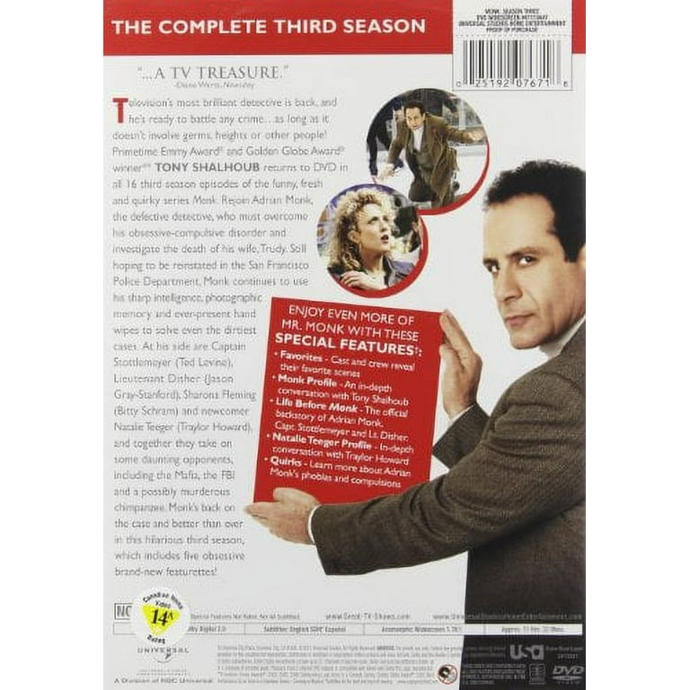 Monk Dvd