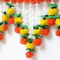 5 Ft Marigold Lily Thoran | Door Hanging Toran | Indian Thorans ...
