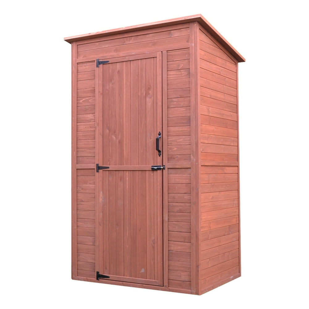 Leisure Season Deep Storage Shed with Drop Table - Walmart.com ...