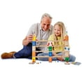 Hape: Quadrilla Basic Coding Set - 102 pc Wooden Marble Run Construction, Block & Marble ...