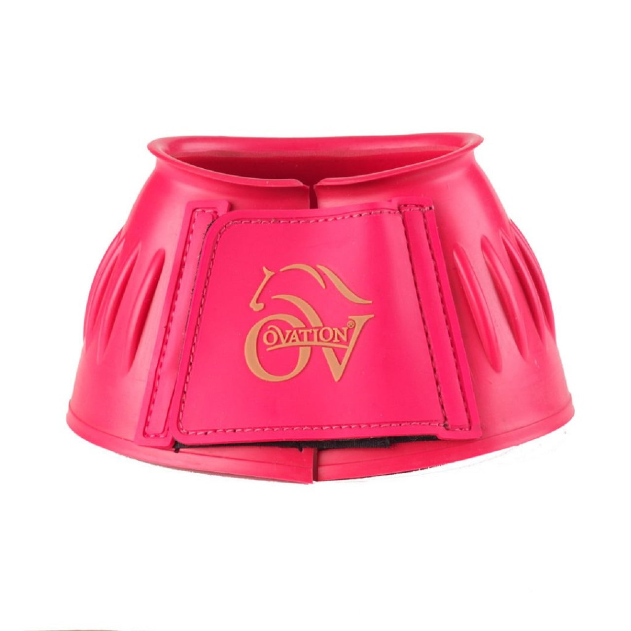Ovation® Professional Ribbed Hook and Loop Bell Boot (S, Pink ...