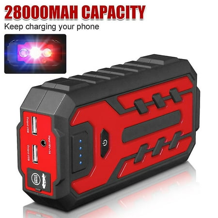 28000mah Car Battery Jump Starter Portable Emergency 12v Car Battery ...