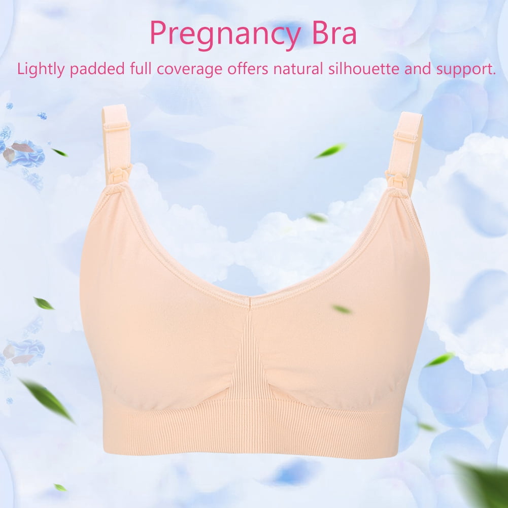 Lyumo Lyumo Women Full Cup Padded Nursing Bra Pregnant Maternity