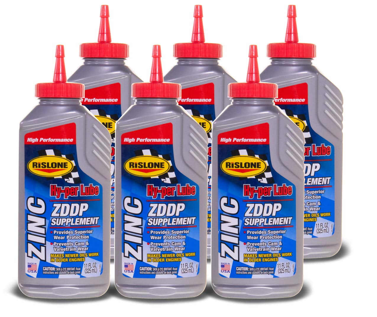 Suplemento de zinc Hy-per Lube ZDDP de Rislone, 6 x 325 ml | Bodega ...