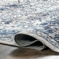 nuLOOM Maryanne Transitional Medallion Area Rug, 9' x 12', Blue ...