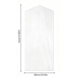 20 Pack Dry Cleaner Bags Plastic Clear, Garment Bags for Clothes ...