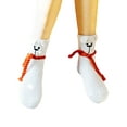 Voyoao Clearance Socks Warm Christmas Fashion Windproof Printing Mid