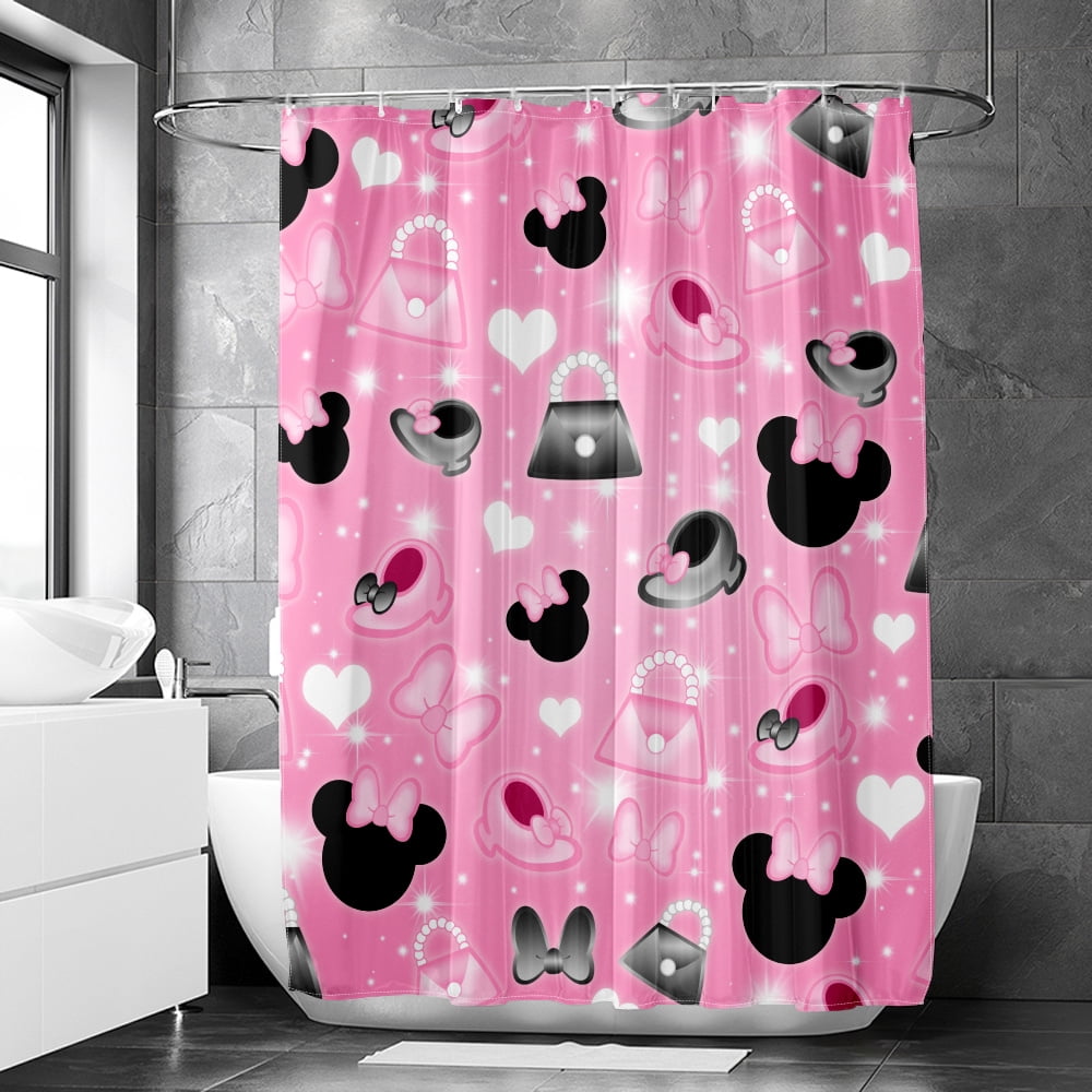 Disney Mickey And Minnie Mickey Mouse Tropical Shower Curtain