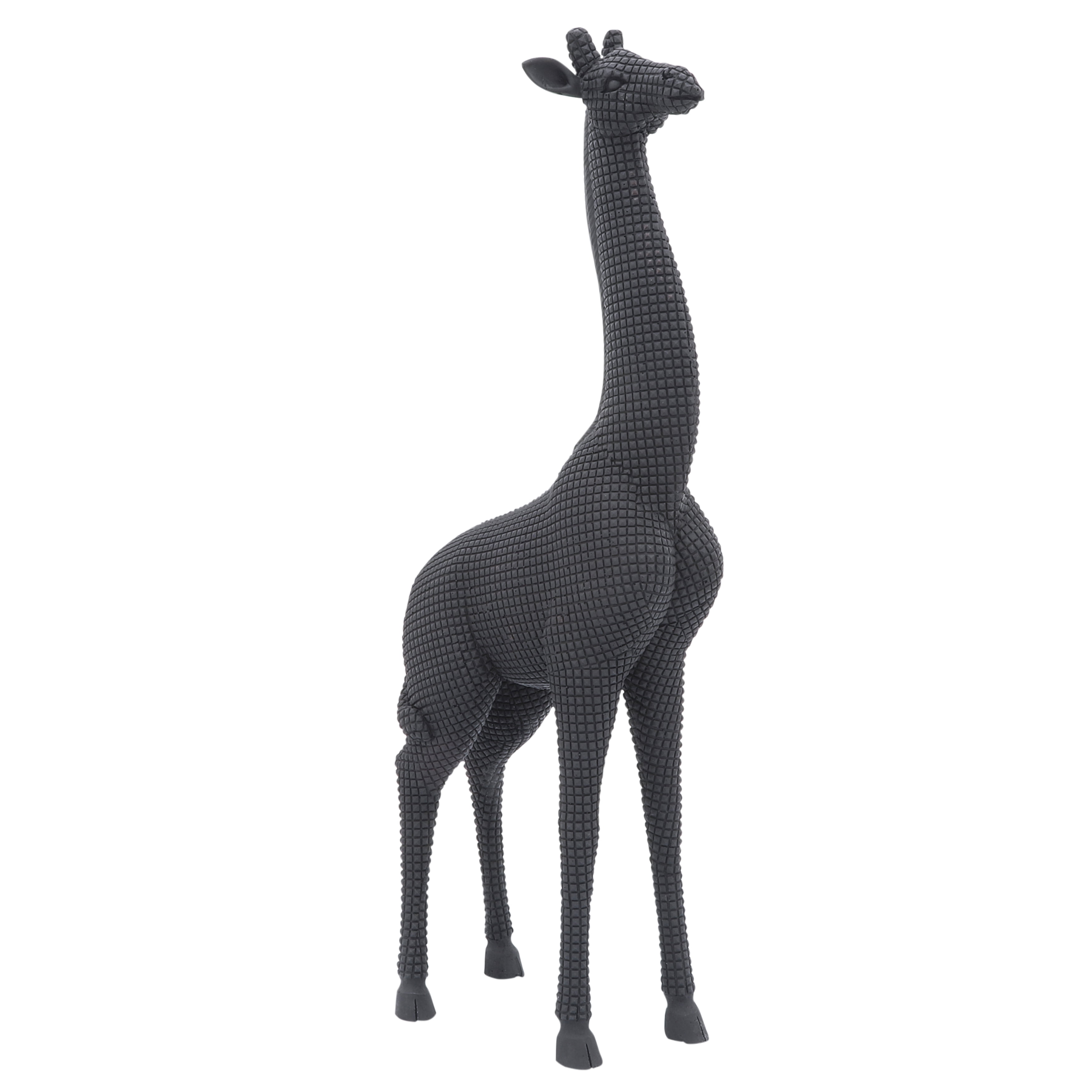 Sagebrook Home Resin, 19" Giraffe Table Accent, Black - Walmart.com