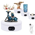 Drrntien Motorized Rotating Display Stand 360 Degree Electronic ...