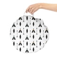 Arrow Round Floor Cushion with Handle, Native Inspired Triangular ...