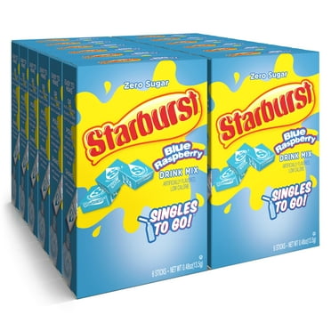 Starburst Singles To Go Powdered Drink Mix, Blue Raspberry, 6 Count ...