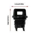 4Pcs Thread Drain Plug Bung Drain Plug Set for Dingh Kayak Canoes Boat ...