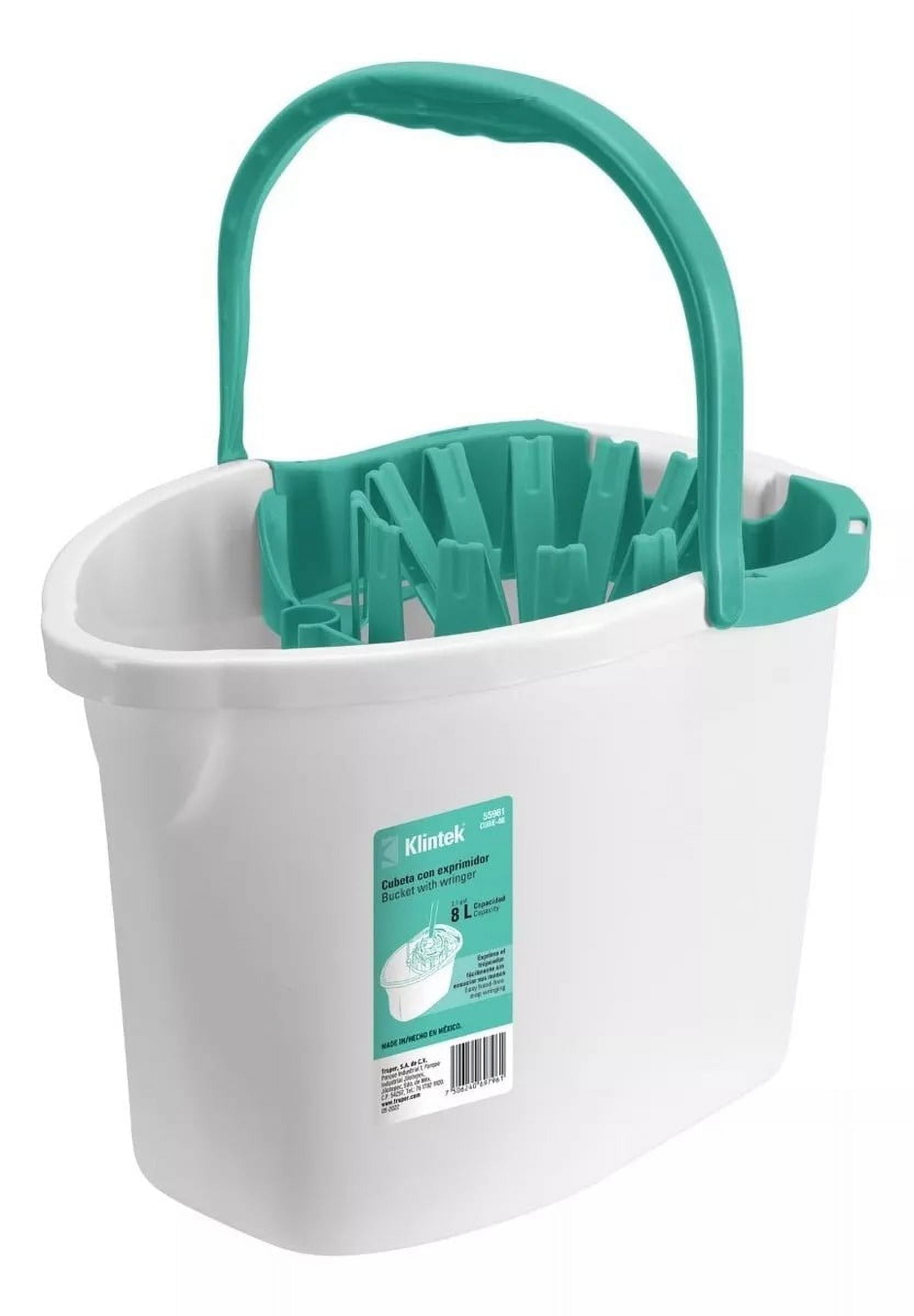 Cubeta exprimidora Klintek Cube-8e 8 L Blanco Plástico | Bodega Aurrera ...