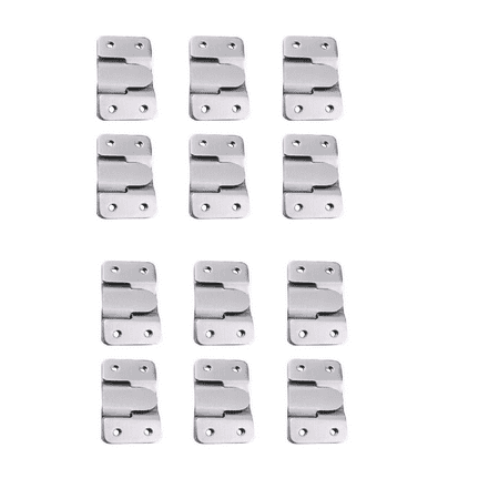 CARBONLIKE 6 Pairs [12 pack] Embedded Concealed Mounting Bracket ...