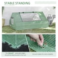 71" x 55" x 32" Mini Tunnel Greenhouse, Garden Planting Shed, Outdoor ...