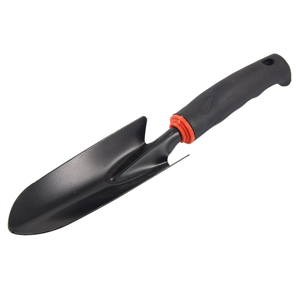 Antislip Plastic Grip Metal Garden Trowel Shovel Hand Tool Black ...