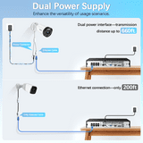 【130°Ultra Wide-Angle & 2-Way Audio】 5MP Outdoor Wired Security Camera ...