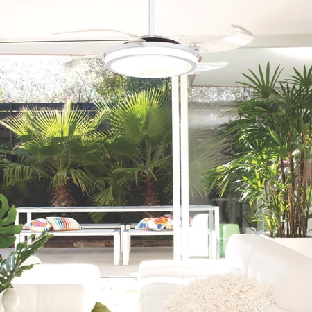 Hunter Fanaway Retractable 121.92 cm (48 in.) 5-blade Fan With Remote ...