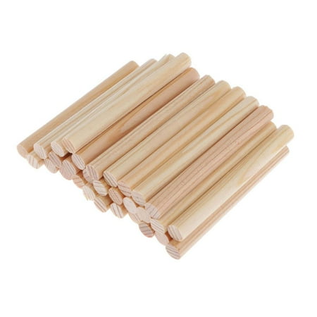 Wooden Dowel Rods Pinewood Dowels - Round Wood Dowels for Crafts ...