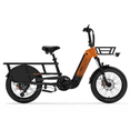 LANKELEISI Wombat-1 Electric Cargo Bike 1000W 20"x3.0" Fat Tire Ebike ...