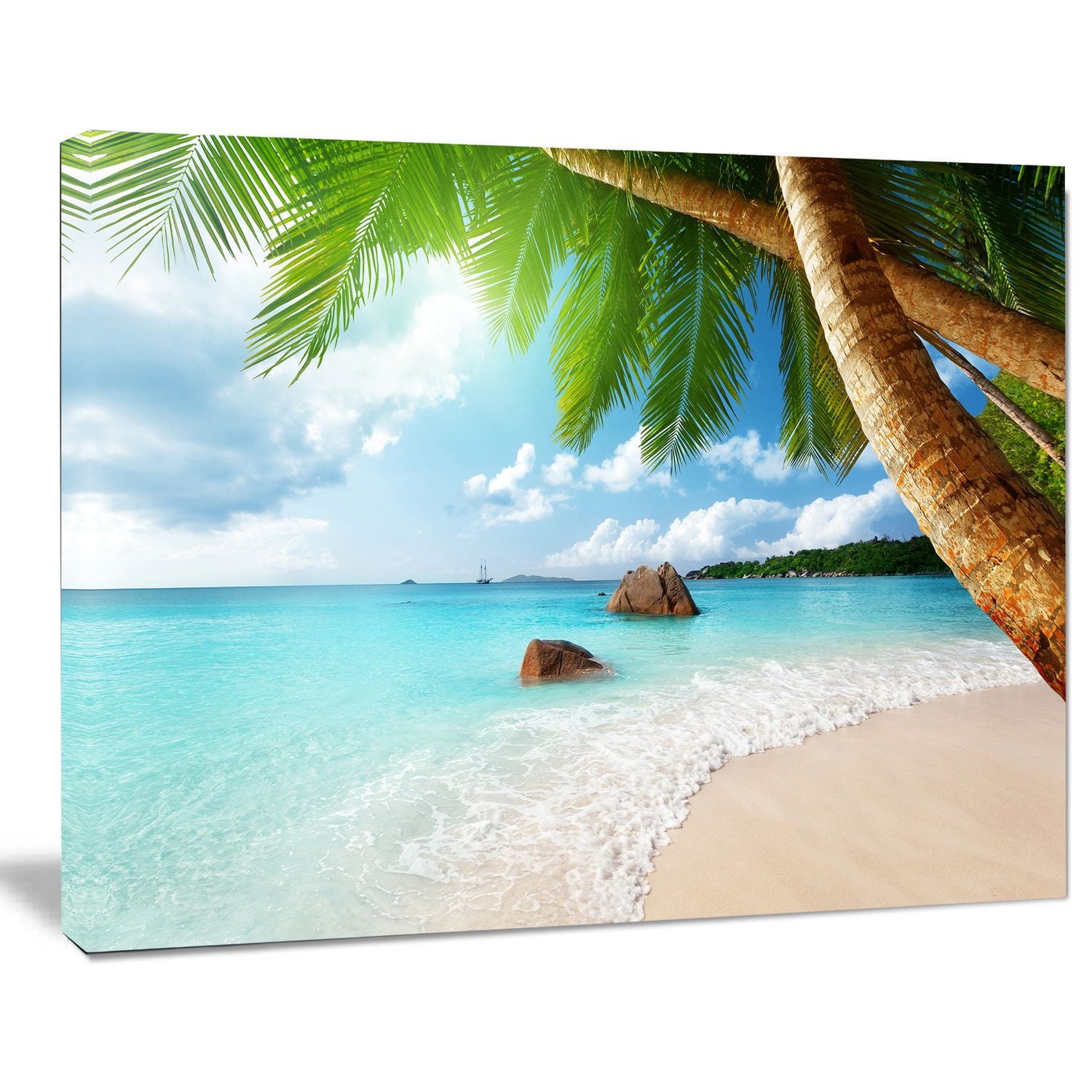 Click here for Designart Design Art Praslin Island Seychelles Bea... prices
