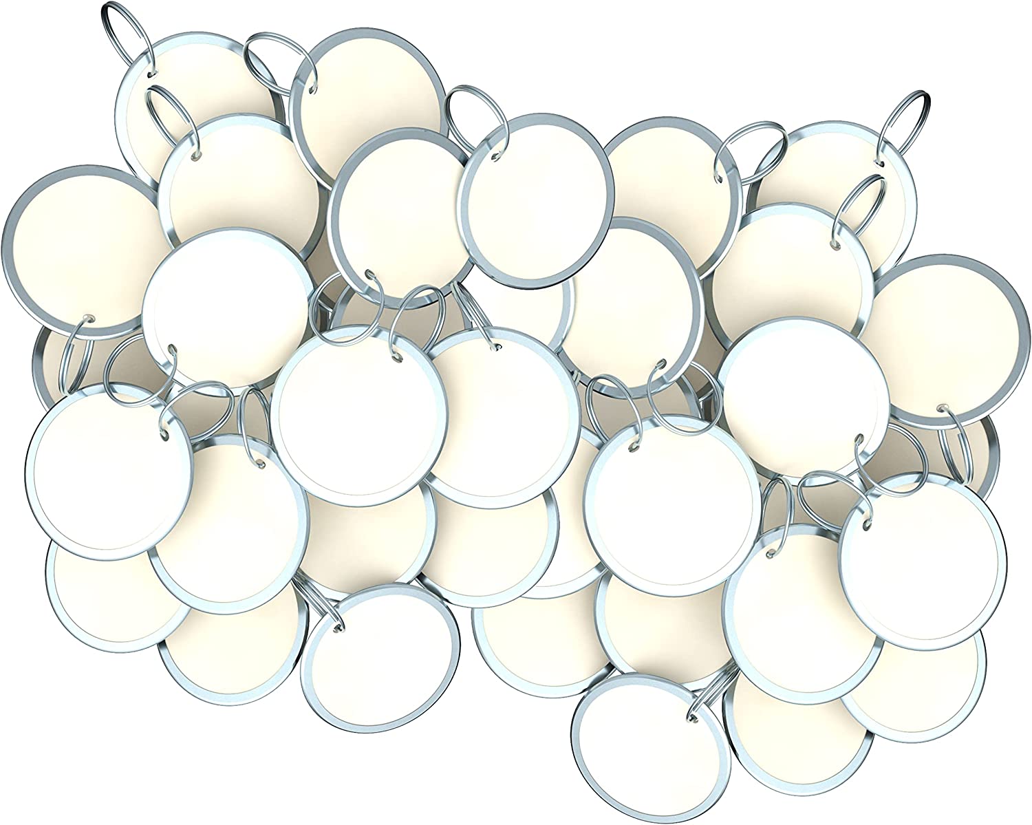 Key Tags with Labels Set of 80 Round Key Labels, Paper Key Tags with ...