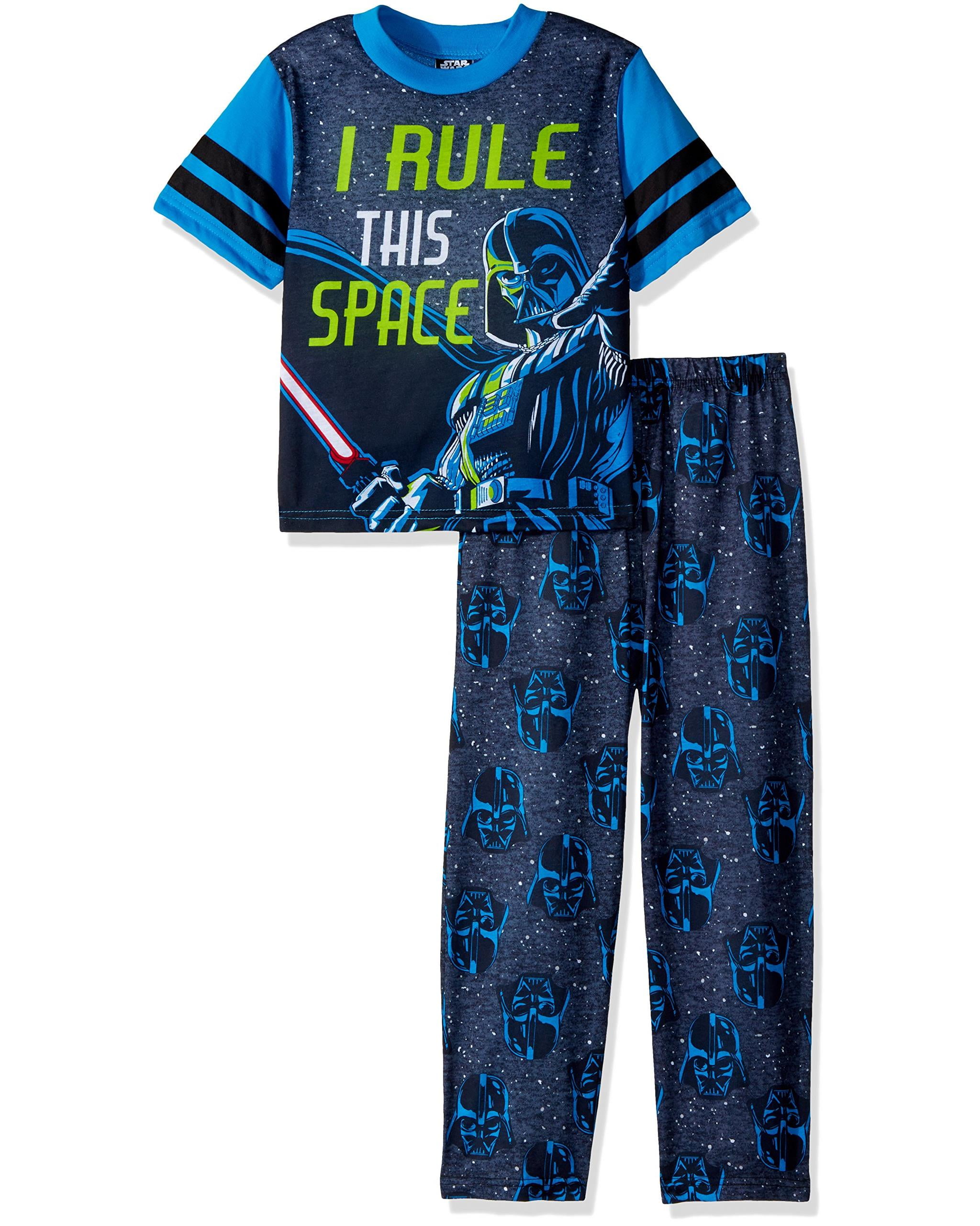 Star Wars Boys Pajama Fun Top and Pants Sleepwear Size 4-10, Galactic ...