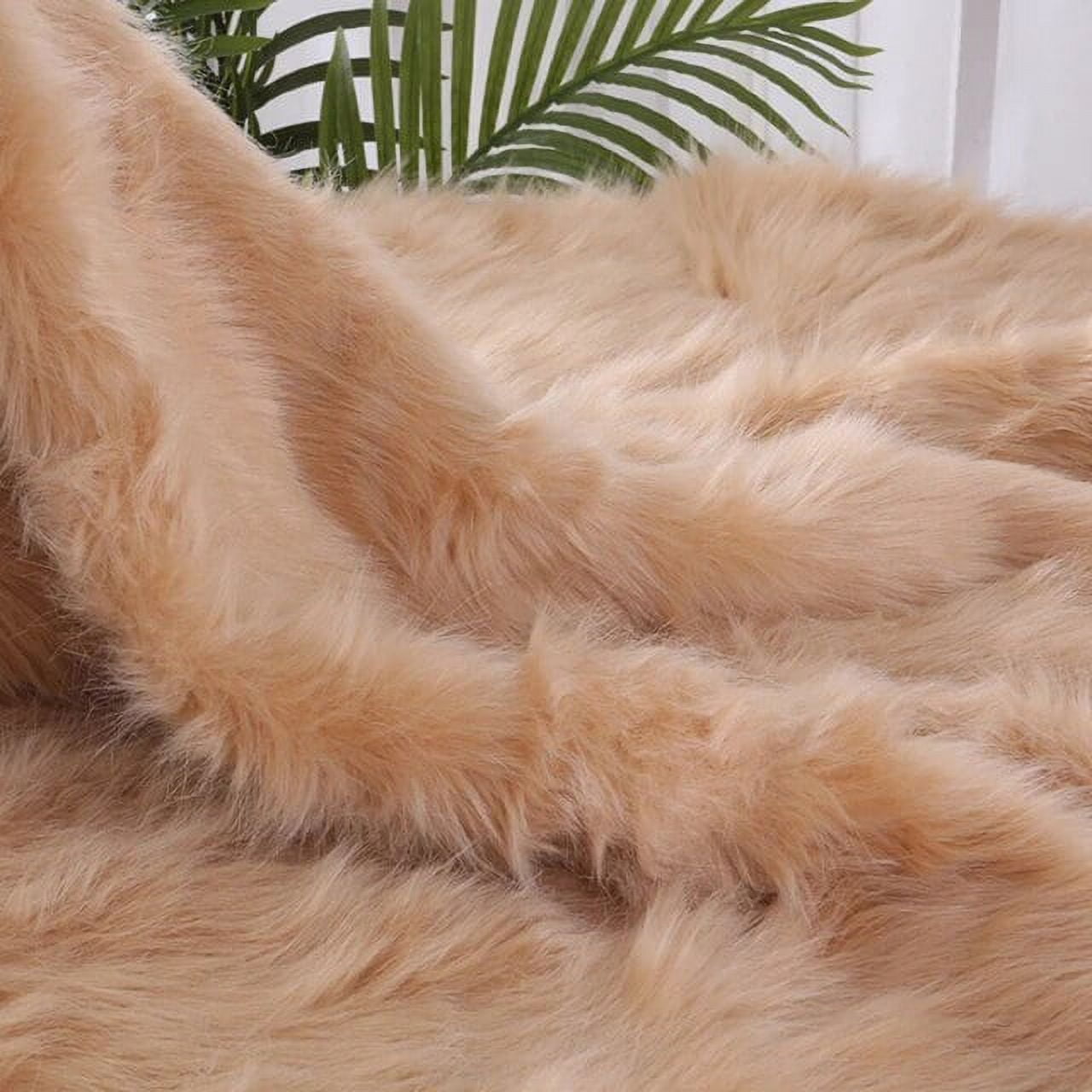 Click here for En Fant 50cm Slippery Faux Fox Fur Fabric 5cm Long... prices