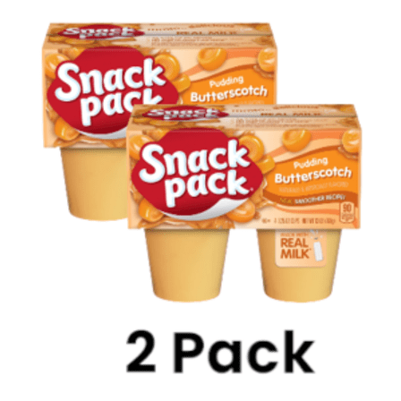 Snack Pack Butterscotch Pudding Cups (Pack of 3) - Walmart.com