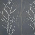 VCNY Kingdom Grey Branch Blackout Curtain - 40x63 - Walmart.com
