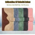 Color Block Flip Wallet Leather Phone Case For Motorola Moto G71 G51