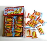 eFrutti Realistic Candy Hot Dog, 60 Piece Display Box, Individual Wrap ...