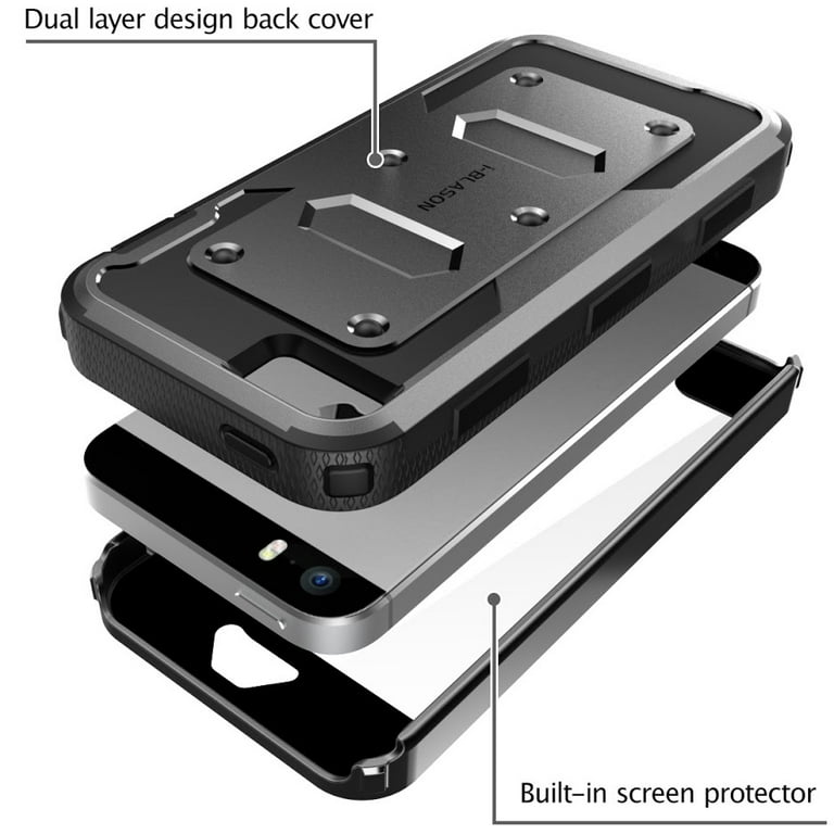 Black Iphone 5 Back Glass Protector