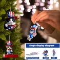 250 Anniversary Merchandise Patriotic Tree Decoration Acrylic Flat ...