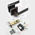 Aluminium Door Handle Lock Set Adjustable Latches Upgrades Interior ...