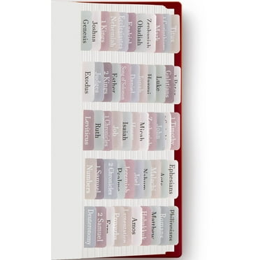 Christian Art Gifts Colorable Bible Indexing Tabs for Women, Men ...