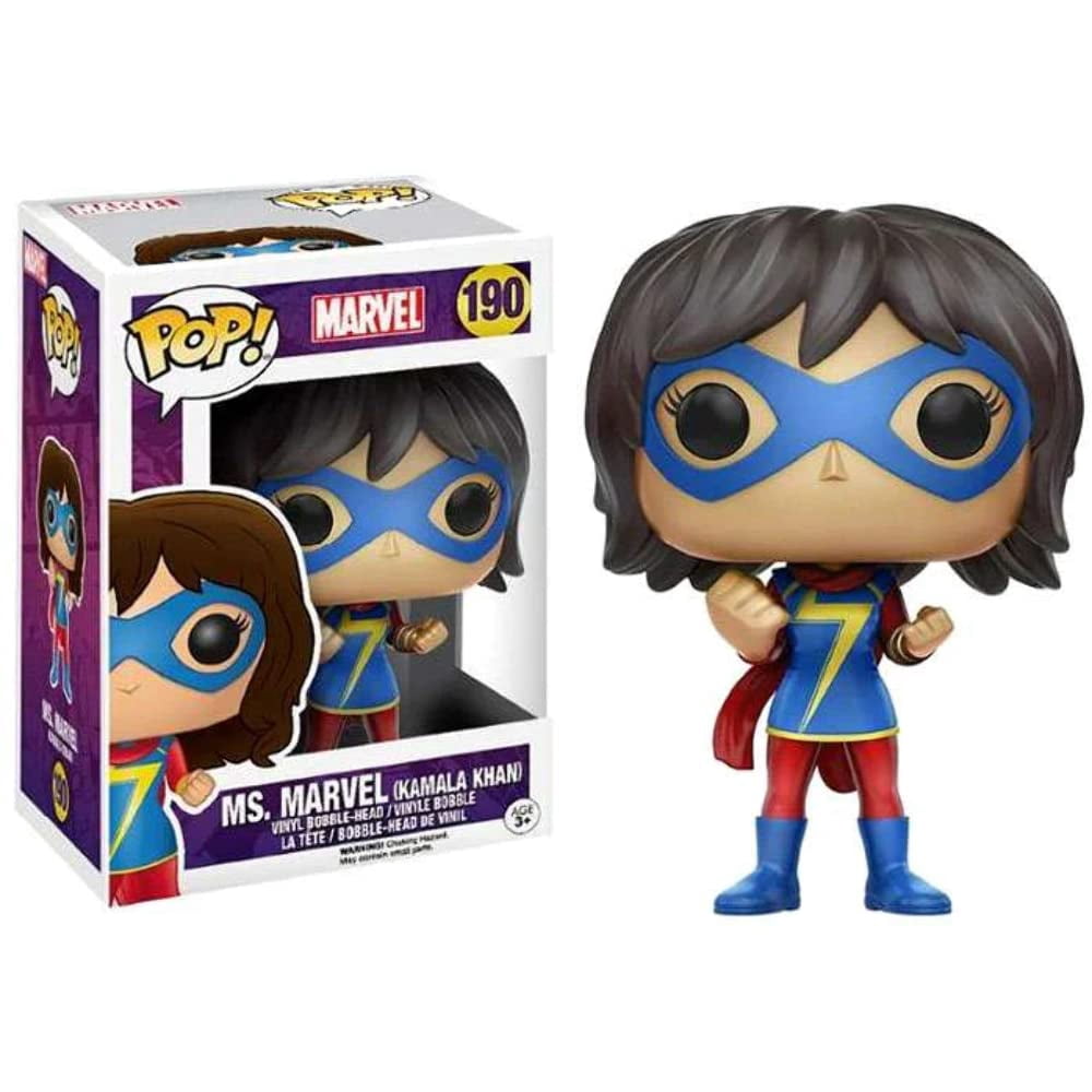 Super Hero Funko Pop! Marvel Ms. Marvel (Kamala Khan) #190 Funko ...