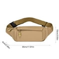 BAOPAI Trendy Korean Style Waist Bag for Men and Women, Large Capacity ...
