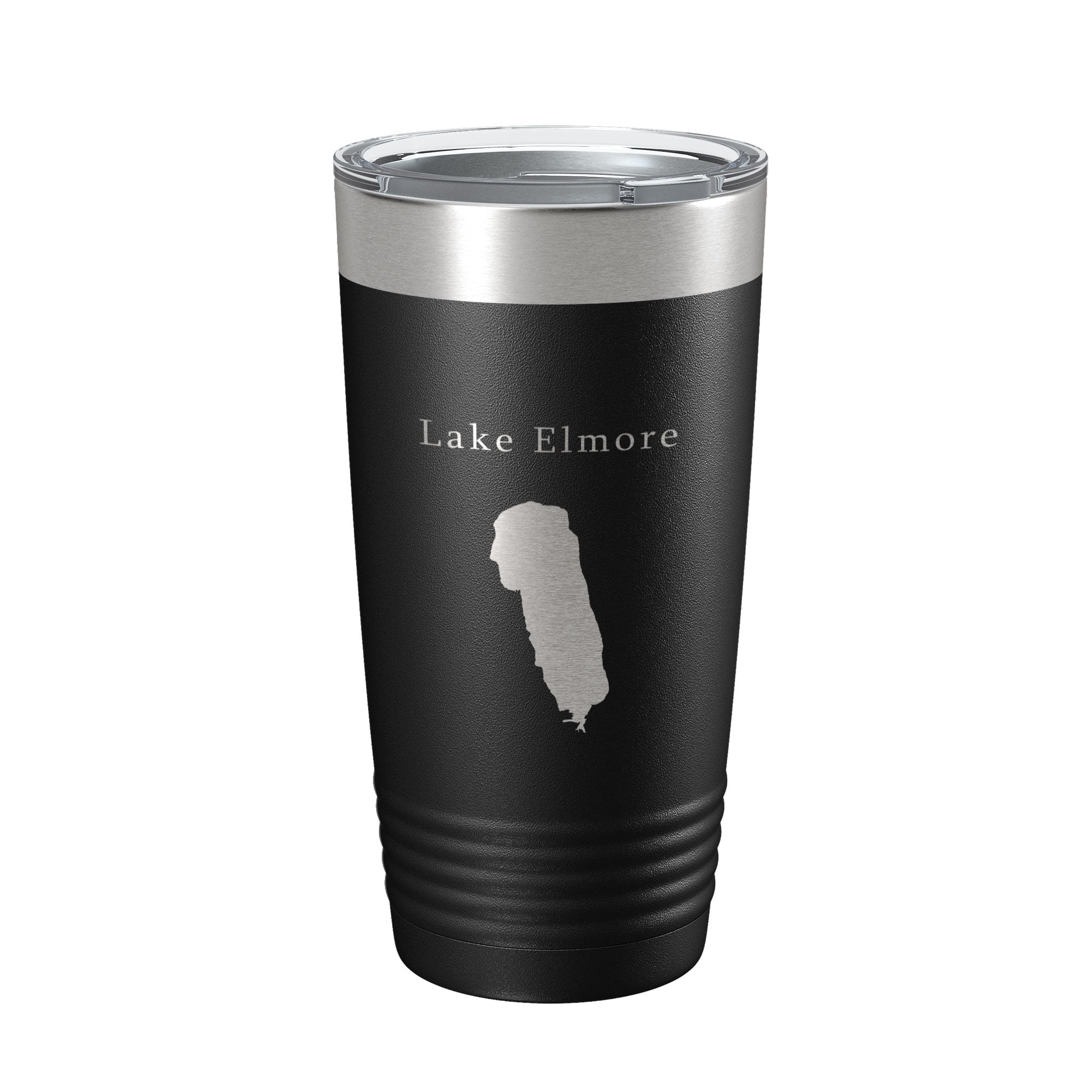 Lake Elmore Map Tumbler Travel Mug Insulated Laser Engraved Coffee Cup ...