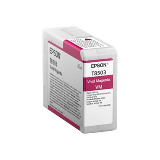 Epson T8503 - 80 ml - vivid magenta - original - ink cartridge - for ...