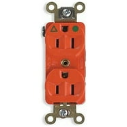 Receptacle Hospital Grade 4-Plex 20A 125V 5-20R Ivory - Walmart.com