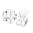 Portable Wired 18-Key Numeric Keypad Keyboard Extensions For Financial ...