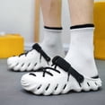 Rokment Platform Lace-Up Clogs for Women Men with Adjustable Back ...