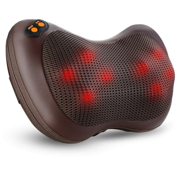 Shiatsu Back And Neck Massager Ikristin Tissue Kneading Massage Pillow With Heat