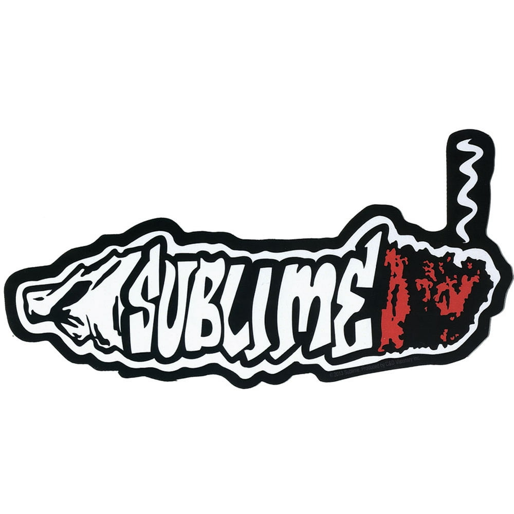 Sublime - Sticker - Walmart.com - Walmart.com